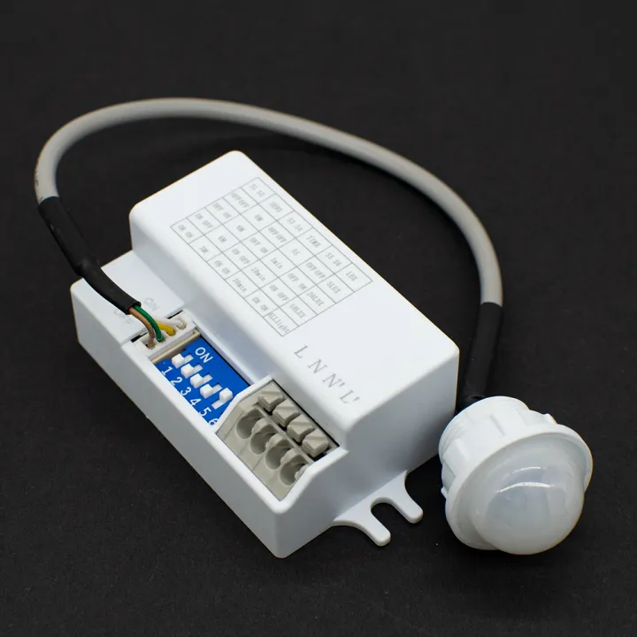 AC/90-265V PIR Infrared Body Motion Sensor Switch Auto LED Lamp Control ...