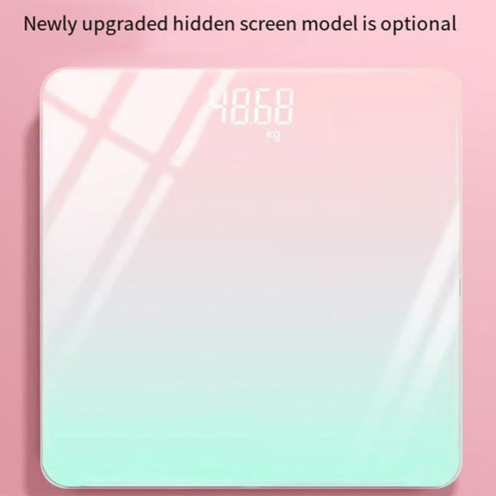 NEW Gradient color smart LCD electronic scale digital display glass ...