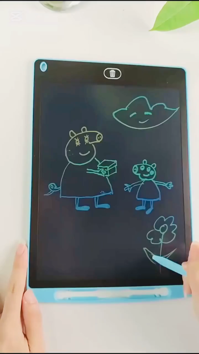 LCD Writing Tablet - Multicolour Digital Drawing Tablet with Protect ...