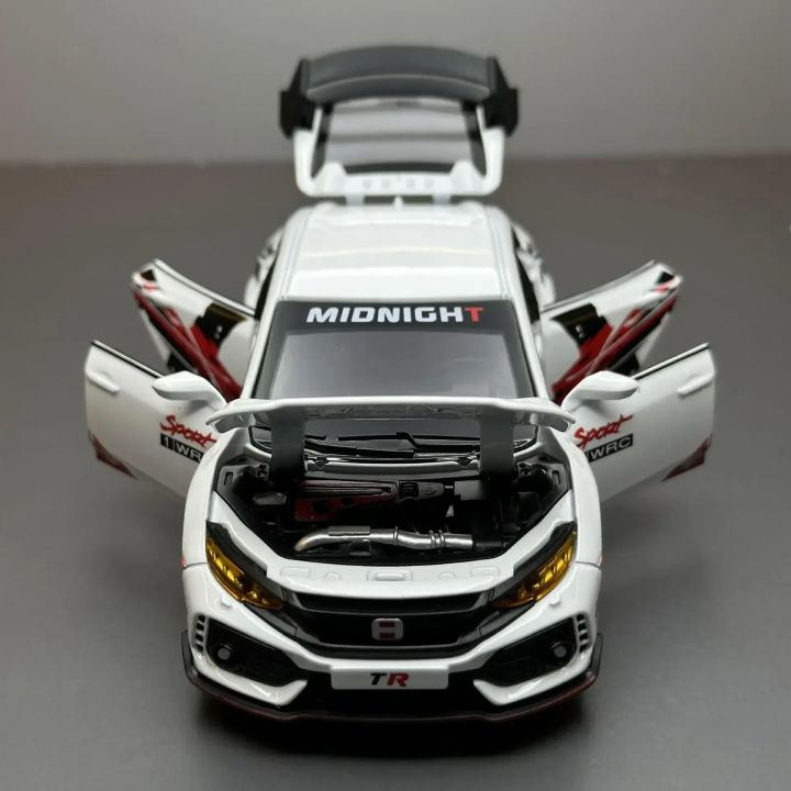 1 32 Honda Civic Type-R Super Modified Sport Car Alloy Metal Diecast ...