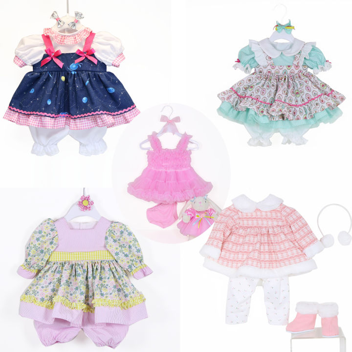 YingHuanMei 22 Inch/55.88 Cm Princess Dress Set Four Seasons outfit ...