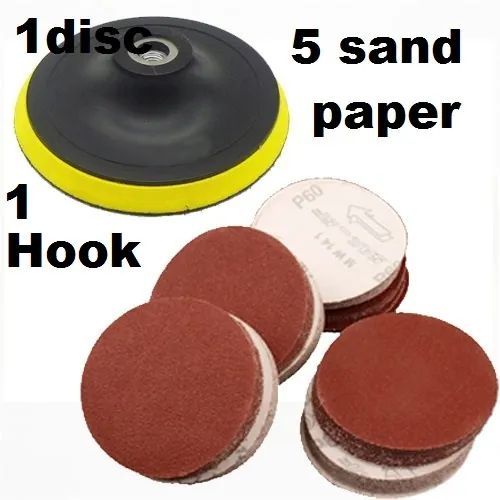 4 Inch 100mm Polishing Pad Sander Disk Sandpaper Disc Buffing Pad 10mm ...