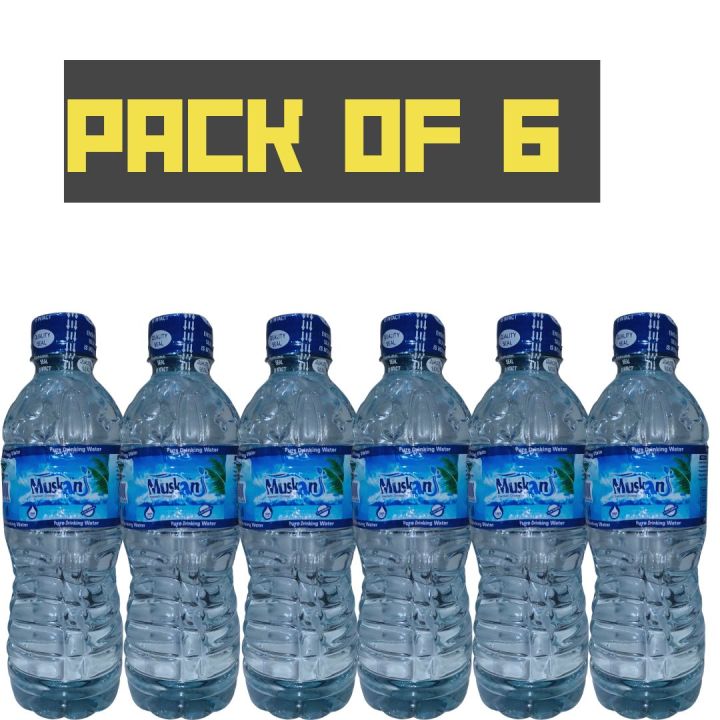 muskan mineral water 600 ML (pack of 6) 600 | Daraz.pk