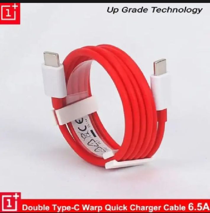 65W Oneplus Dash Warp Charge Cable, 6.5A Type-C To Usb C Pd Data Sync ...