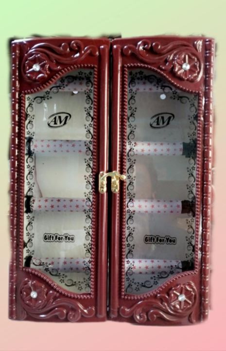 Bangles Stand 2 door / 4 layers bangles stand / wooden jewellery stand ...