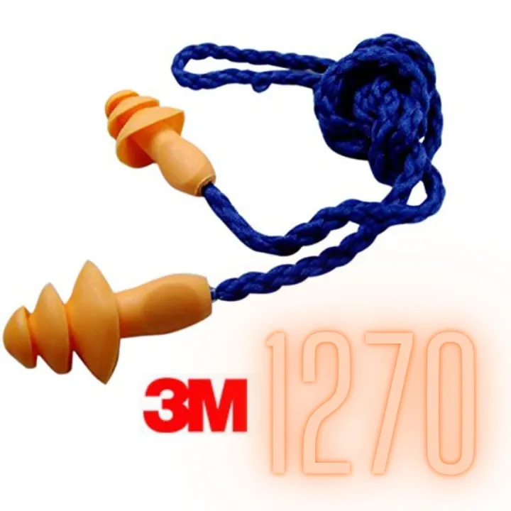 3M 1270 Anti- Noise Ear Plug, Water Proof Ear Plug, Good For Exam Time ...