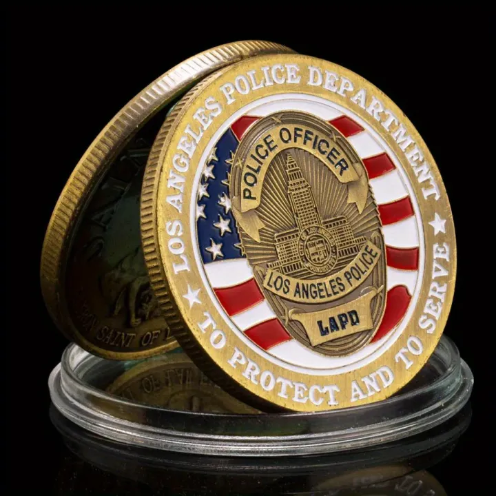 Los Angeles Police Department Souvenirs copper Plated Coin Collectible ...
