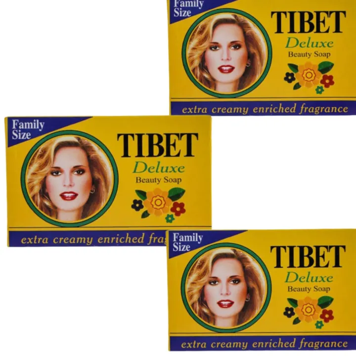 Tibet Deluxe Beauty Soap family size _three pieces _(extra creamy ...