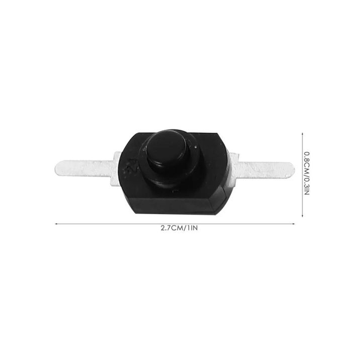 20pcs Mini Switch Latching Micro Push Button Switch Flashlight On-off ...
