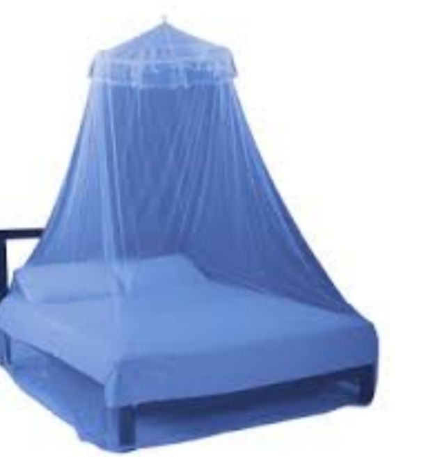 Christina Round Frame Blue Mosquito Net | Daraz.lk