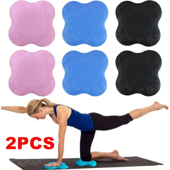 2Pcs Tpe Yoga Kneeling Mats Thickened Anti Slip Yoga Kneeling ...