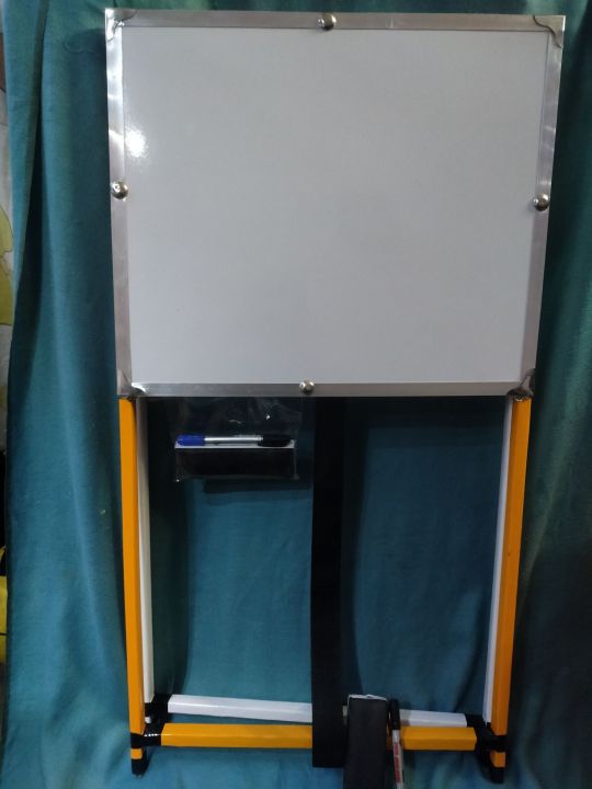 wood pure white board with marker and daster | Daraz.pk
