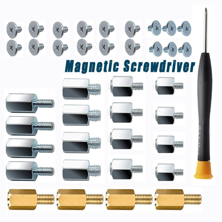 40pcs PCIe NVMe M.2 SSD Mounting Screws Kit with Magnetic Screwdriver ...