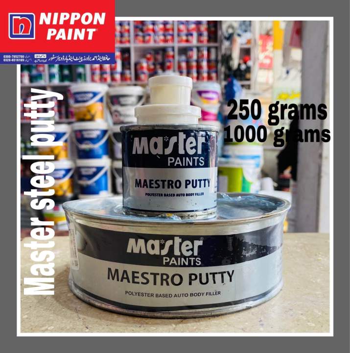 Master paint steel putty 1x pieces 250-1000 grams | Daraz.pk