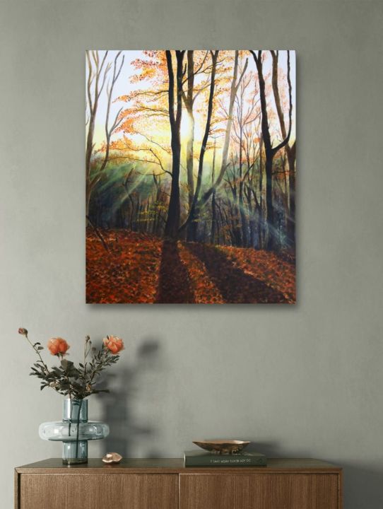 Big Size Canvas Painting (Acrylic medium)(20"X24") | Daraz.com.bd