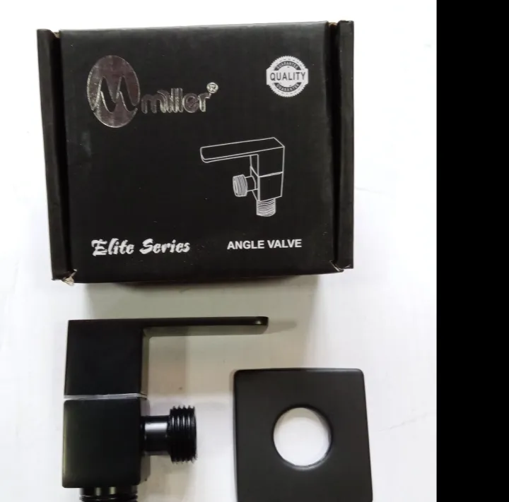Miller Black Square Type Lever Angel Valve | Daraz.lk