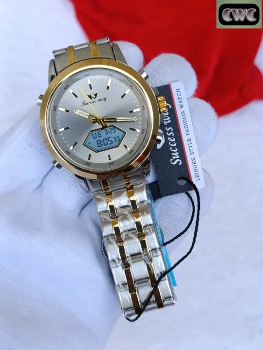 👑 CWC 👑 *Success way original* *watch* *Gents collection* *Double time ...