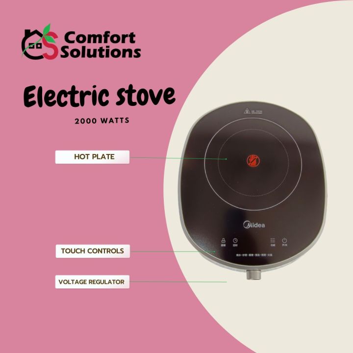 MIDEA 2000W Infrared Cooktop - Multi-Purpose Single Plate electric ...