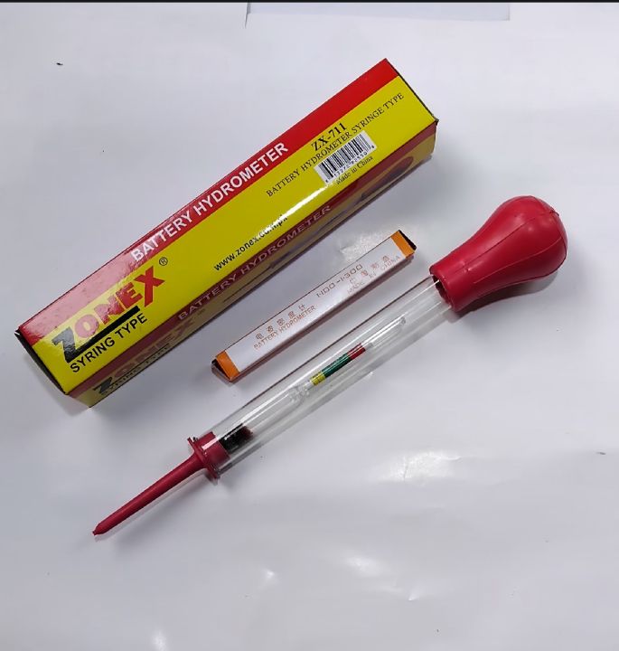 battery hydrometer- & acid tester-zonex | Daraz.pk