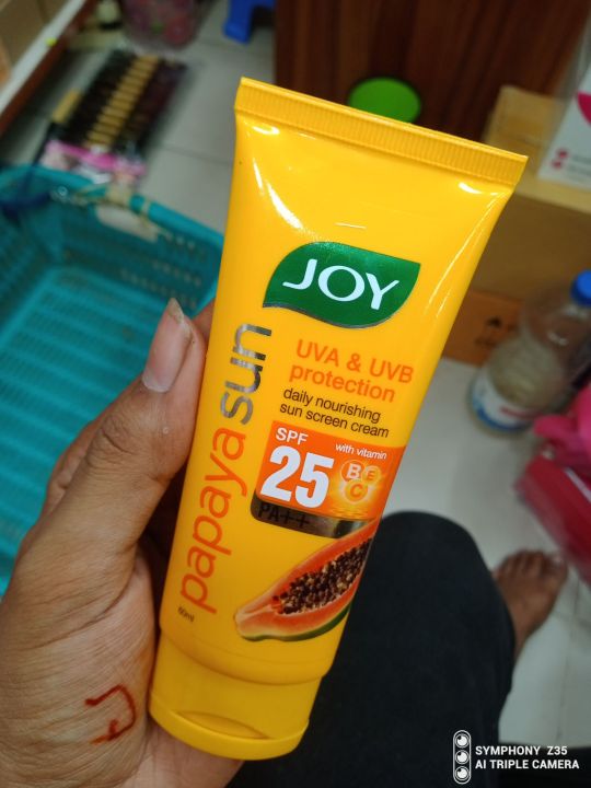 Joy Papaya Sun Daily Nourishing SPF 25 Sun Screen | Daraz.com.bd