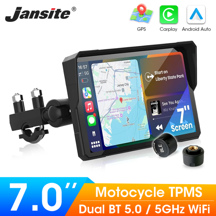 5/7'' Portable Motorcycle Carplay Display Screen Android Auto Digital ...