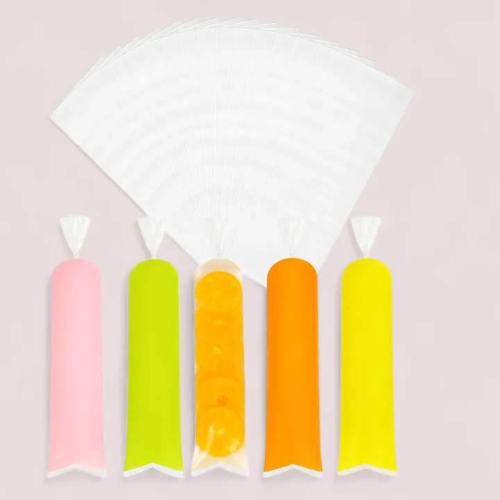 Ice Pop Bags 25cm | 100pcs Disposable Ice Candy Bags | Popsicle Bags ...