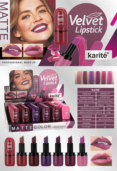 Karite Matte Velvet Lipstick | Daraz.lk