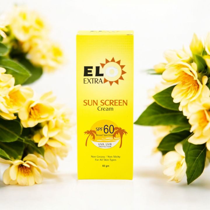 ELO EXTRA SUN SCREEN CREAM SPF60 60G | Daraz.pk