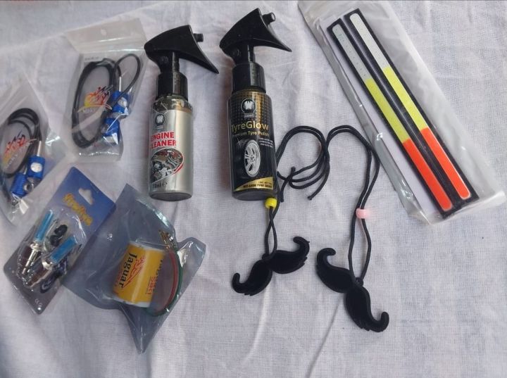 Universal Bike Fancy Indicator,Nozal Light,Battery Capaster,Moch set ...