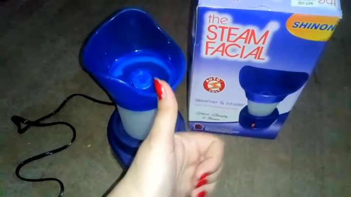 Facial & Nasal Steam Inhaler – Portable Facial Steamer for Blocked Nose ...