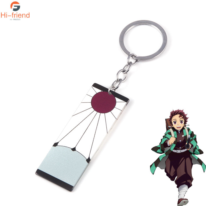 Anime Demon Slayer Keychain Kamado Tanjirou Acrylic Fashion Trend Key ...