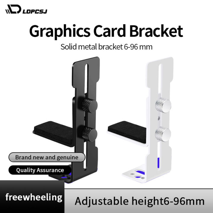 Ldpcsj Desktop Pc Graphics Card Bracket Chassis Fan Bracket Fixed Metal ...