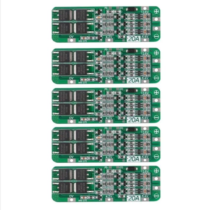 5Pcs 3S 20A BMS 18650 Li-Ion Li-Ion Battery Charger Module BMS ...