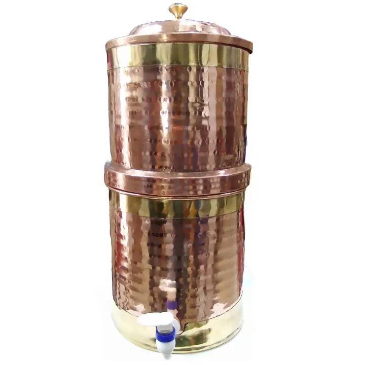 Premium Quality Pure Copper Water Filter With Pure Ceramic Candle 16 ...