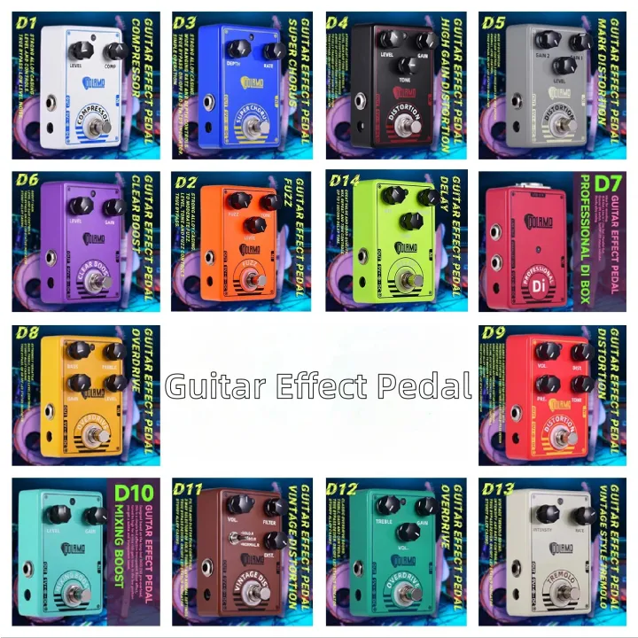 Dolamo Chubby Comp Delay Pedal Compressor, Electric Guitar Effect Pedal ...