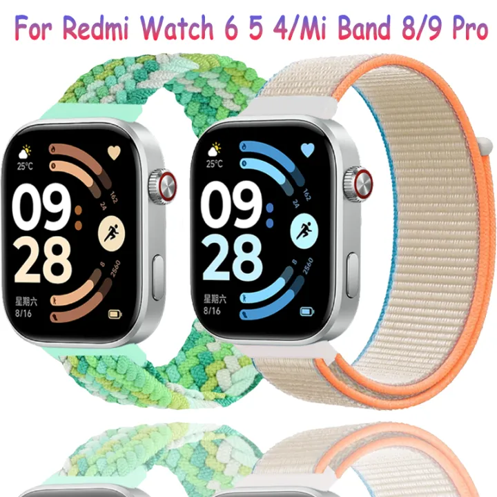 Nylon Strap For Xiaomi Mi Band 9/8 Pro Smartwatch Comfortable ...