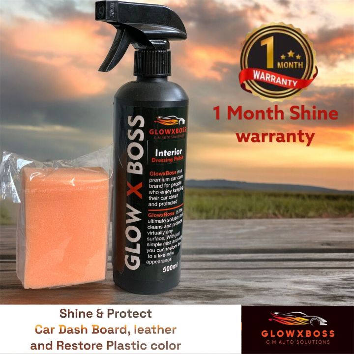 Glow x Boss 500 ml Dash Board Polish / Plastic Restorer | Daraz.pk