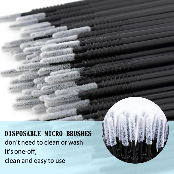100pcs Removing Swab Micro Brush Makeup Brushes Wholesale Eyelash ...