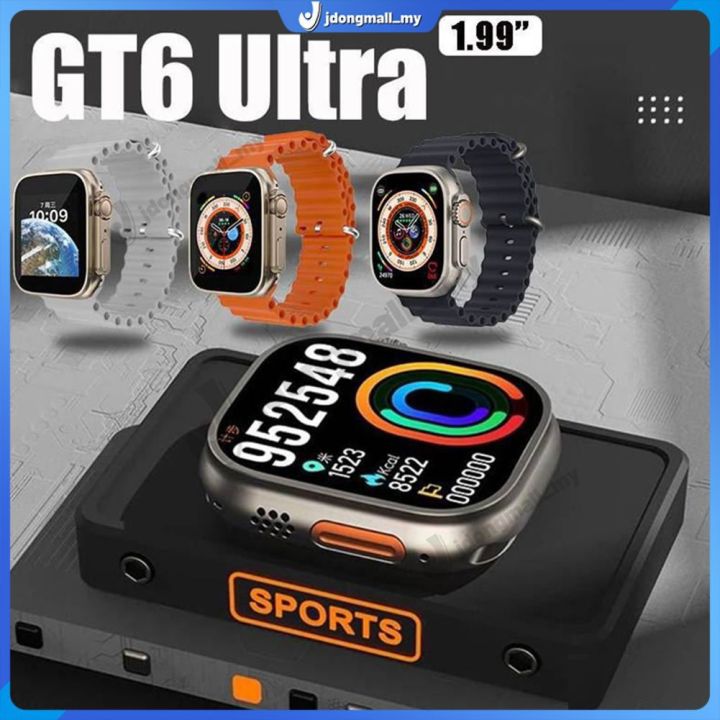 Gt6 Ultra Bluetooth Talking Smart Watch Color Screen Heart Rate ...
