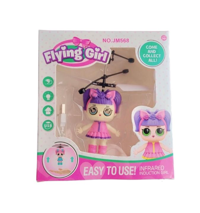 Flying Fairy Doll With LED Lights | Rechargeable Flying Princess Doll ...