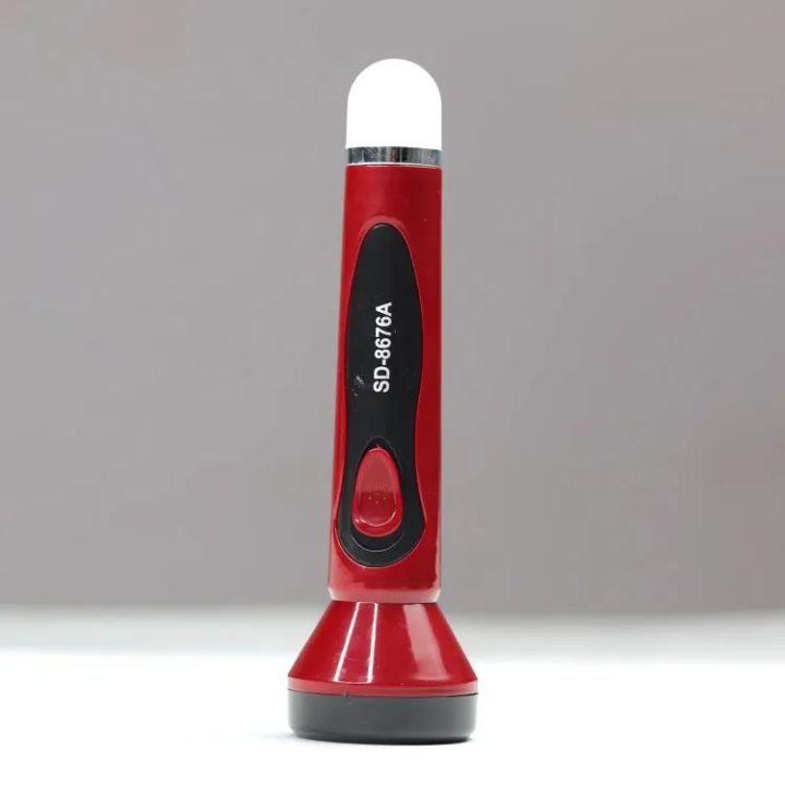 SD Rechargeable LED Torch Light 8676A | Daraz.com.bd