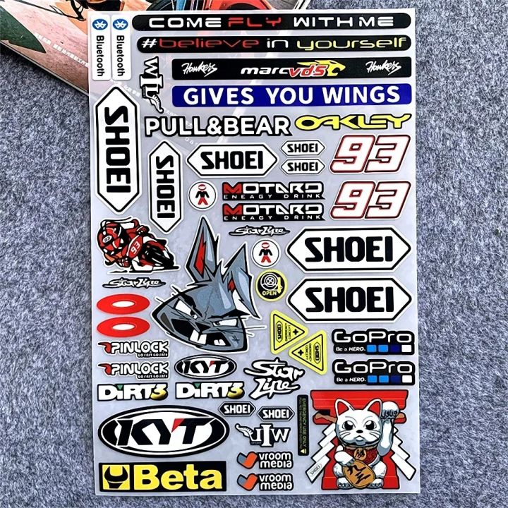 Motorcycle Motocross Bicycle Bike Vinyl Helmet Box Stickers For KTM ...