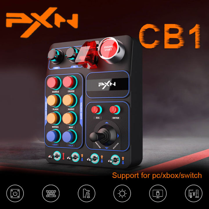 PXN CB1 Simulator Race Central Control Box 30Programmable Button ...