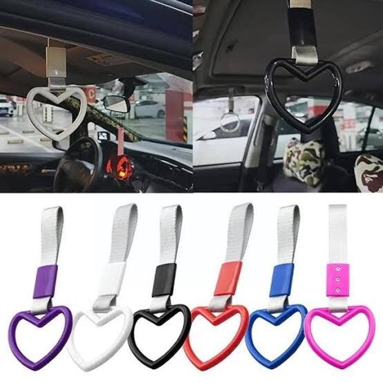JDM Heart Hanging Tow Hook Belt For All Cars Universal Car Decoration ...