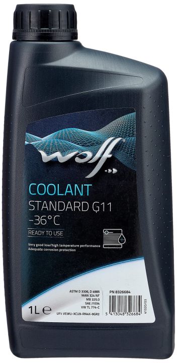 Wolf Antifreeze Coolant Standard G11 - 1L Blue | Daraz.pk