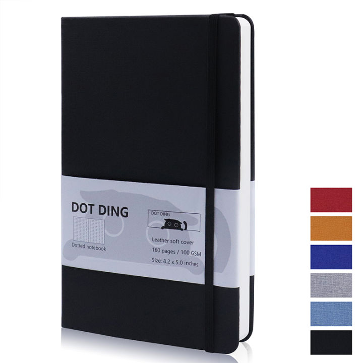 Dotted Notebook A5 100 GSM Paper Journal Planner Hard cover Kawaii ...