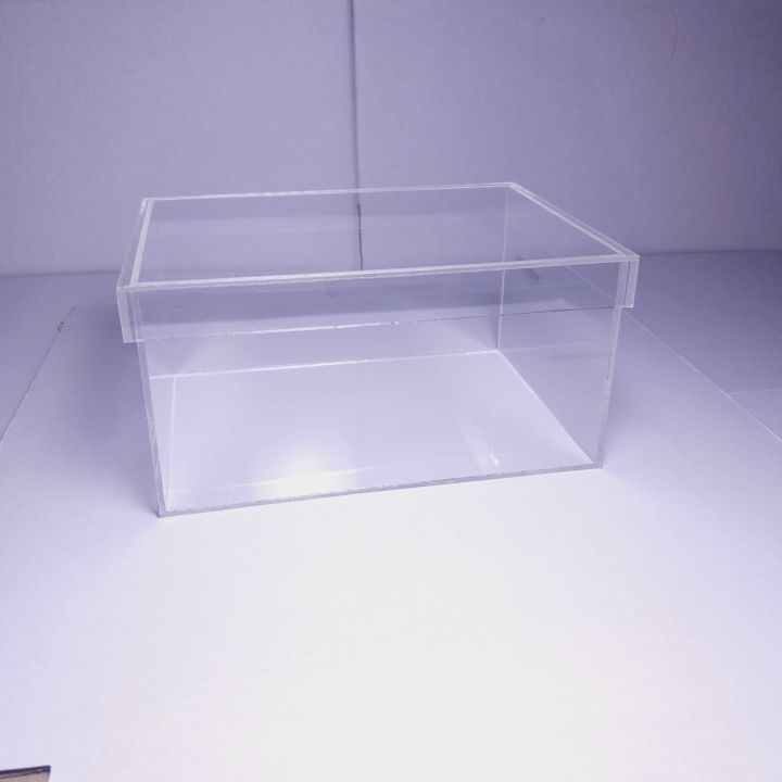 Customize hand made Acrylic Plastic Gift Box Transperent Color Size ...