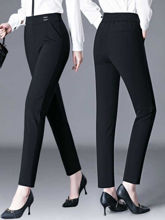 Women Formal High Waisted Elegant Pant For Summer | Daraz.com.np