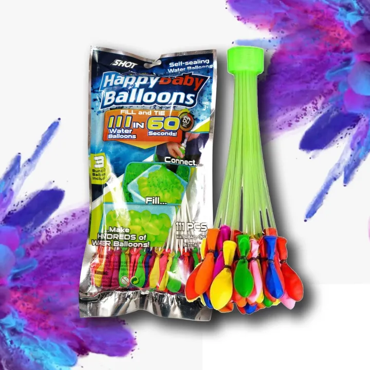 Holi Special Magic Ballons Fill And Tie Connect Fill Make Hundreds Of ...