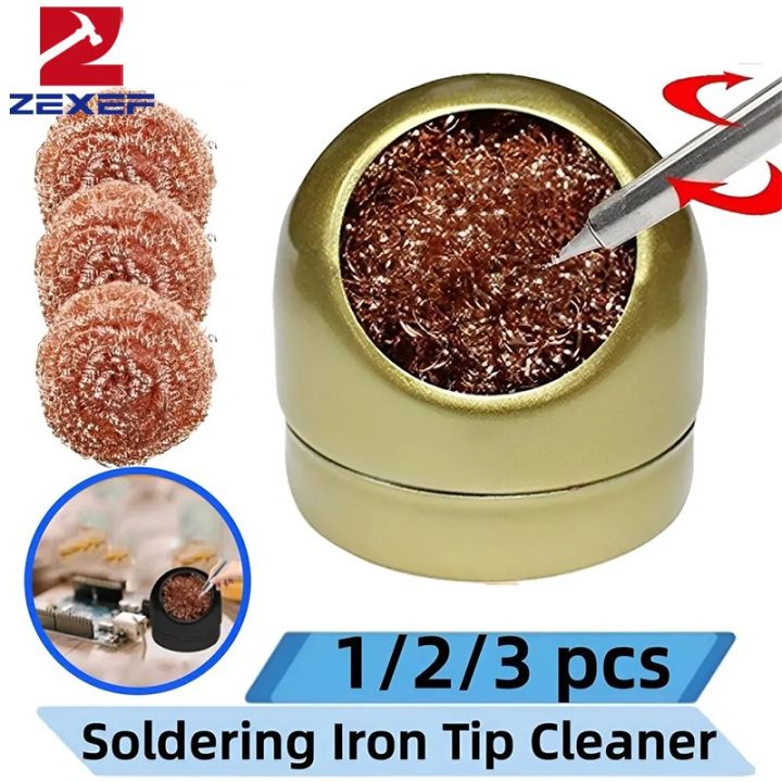 Soldering Iron Tip Cleaner Desoldering Cleaning Ball Welding Soldering ...